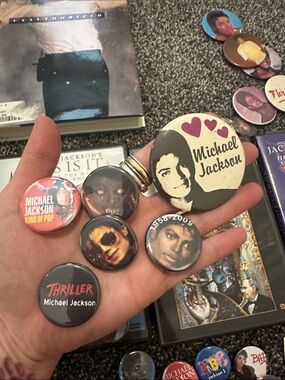 Other | Michael Jackson Book Stickers Buttons Magazine Tapes Movies ...